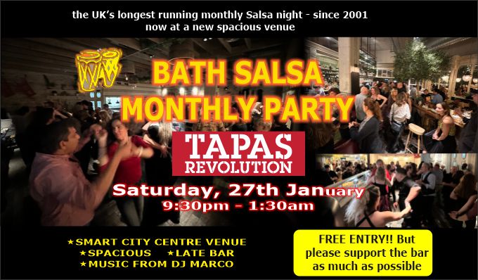 BATH SALSA - Weekly Salsa Dance Classes in Bath